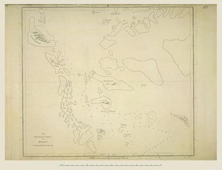 Draft of the Strait of Dryon by order of William Lisle, Esq