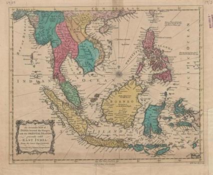 An accurate map of India beyond the Ganges, with the oriental islands ...