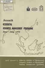 Residential advanced management programme. 7th (June-July 1971)